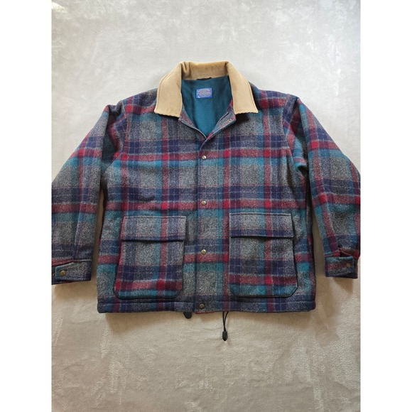 Pendleton | Jackets & Coats | Vintage Pendleton Jacket L Virgin Wool ...